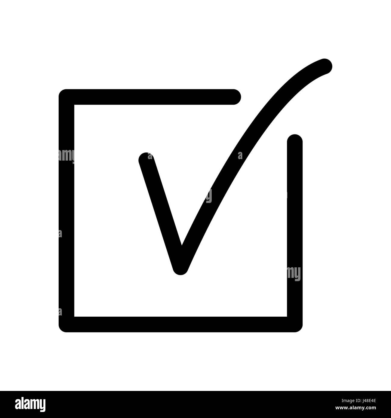 Done icon Cut Out Stock Images & Pictures - Alamy