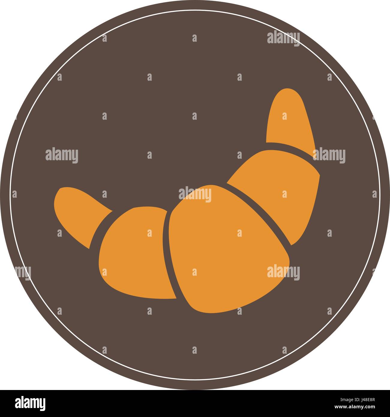 Isolated croissant icon Stock Vector Image & Art - Alamy