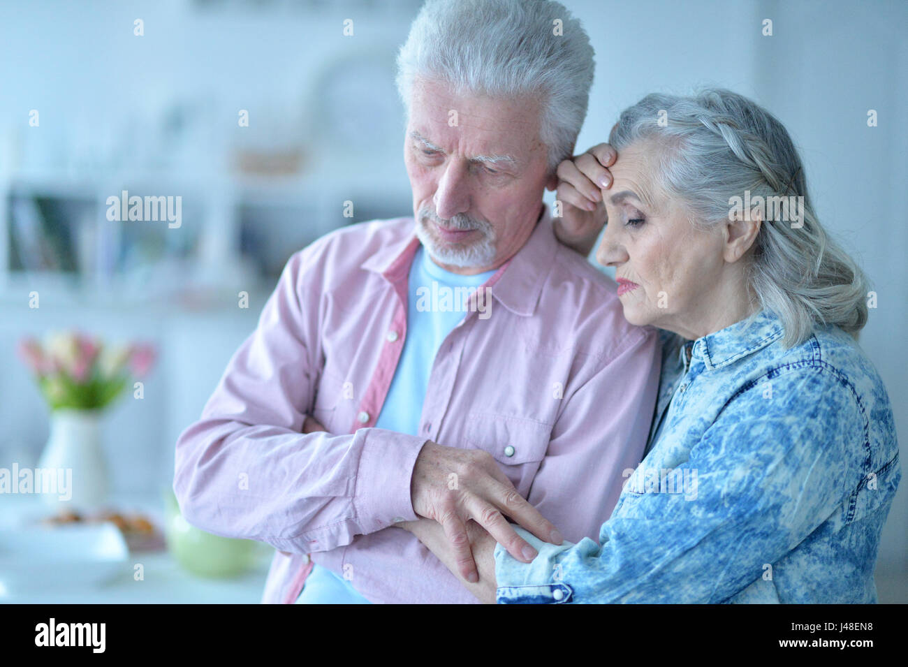 Beautiful elderly couple gray hi-res stock photography and images - Alamy