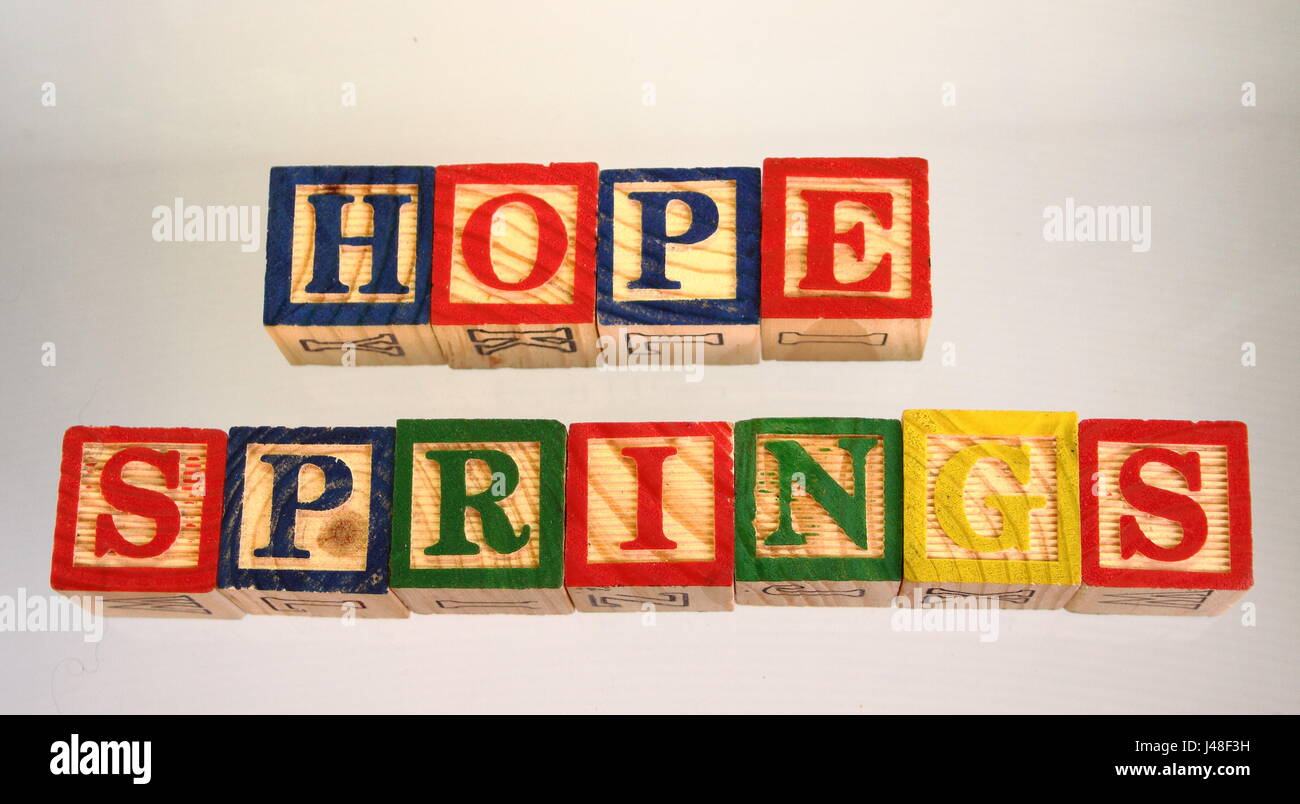 Hope springs hi-res stock photography and images - Alamy