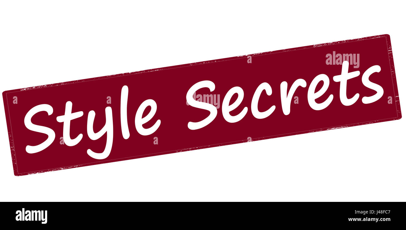 Stamp with text style secrets inside, vector illustration Stock Photo ...
