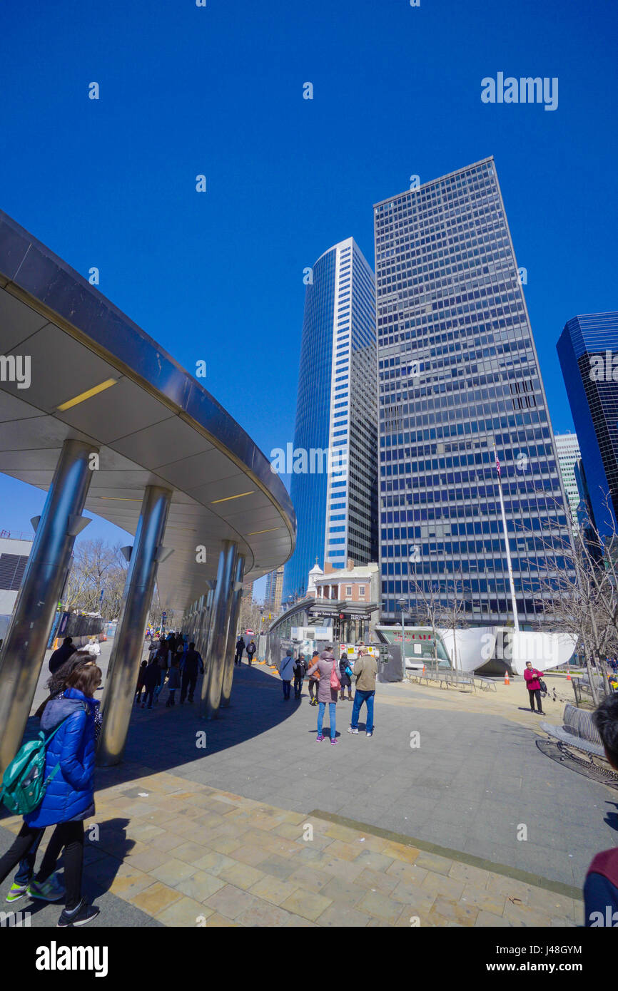 South Ferry Manhattan - the Staten Island Ferry Terminal- MANHATTAN ...