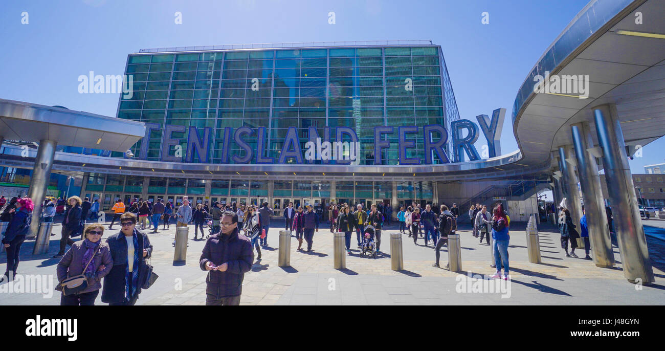 South Ferry Manhattan - the Staten Island Ferry Terminal- MANHATTAN ...