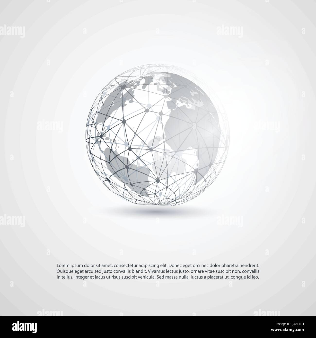 Cloud Computing Design Concept - Digital Network Connections ...