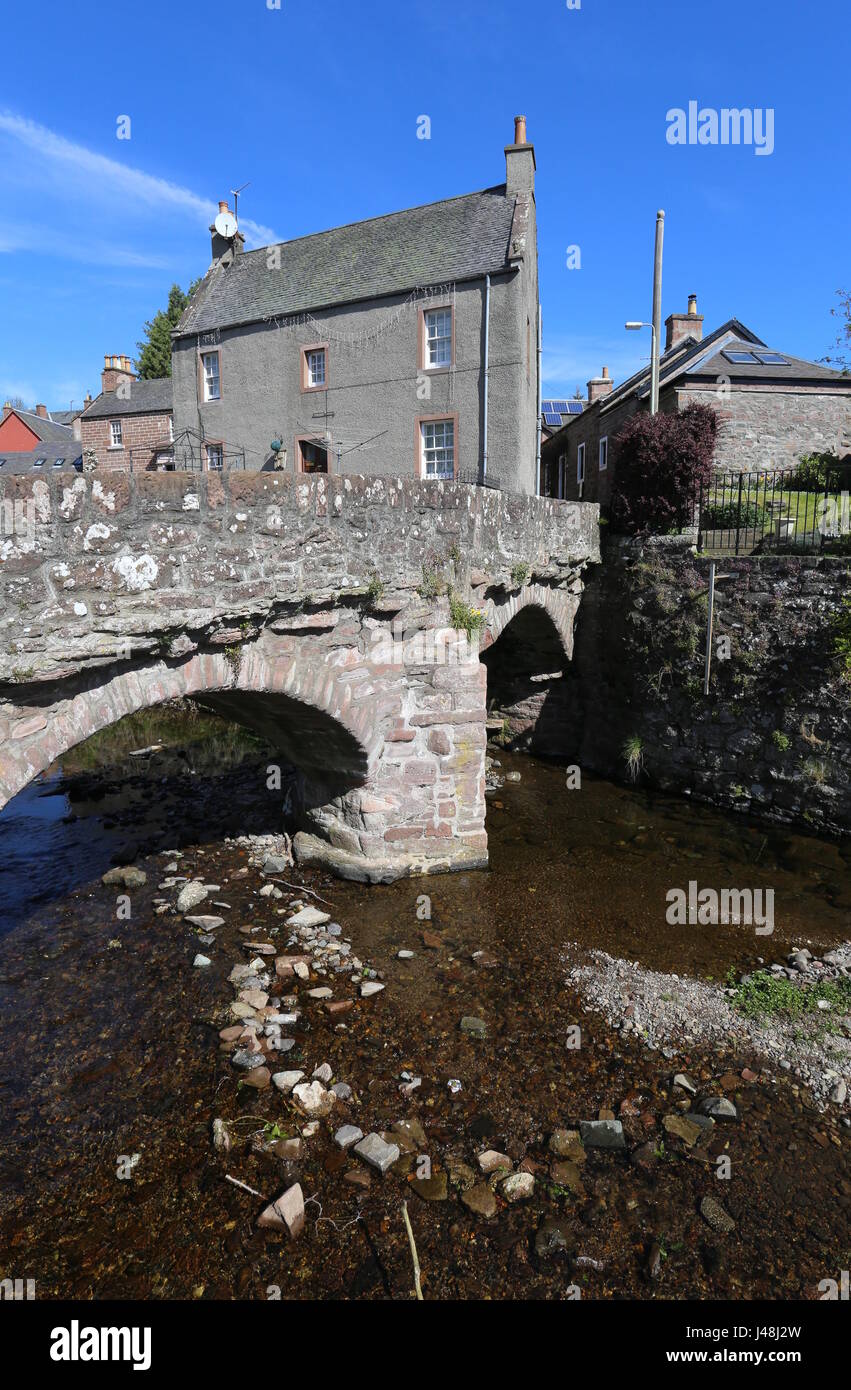 Old bridge over Alyth Burn in Alyth Scotland May 2017 Stock Photo - Alamy