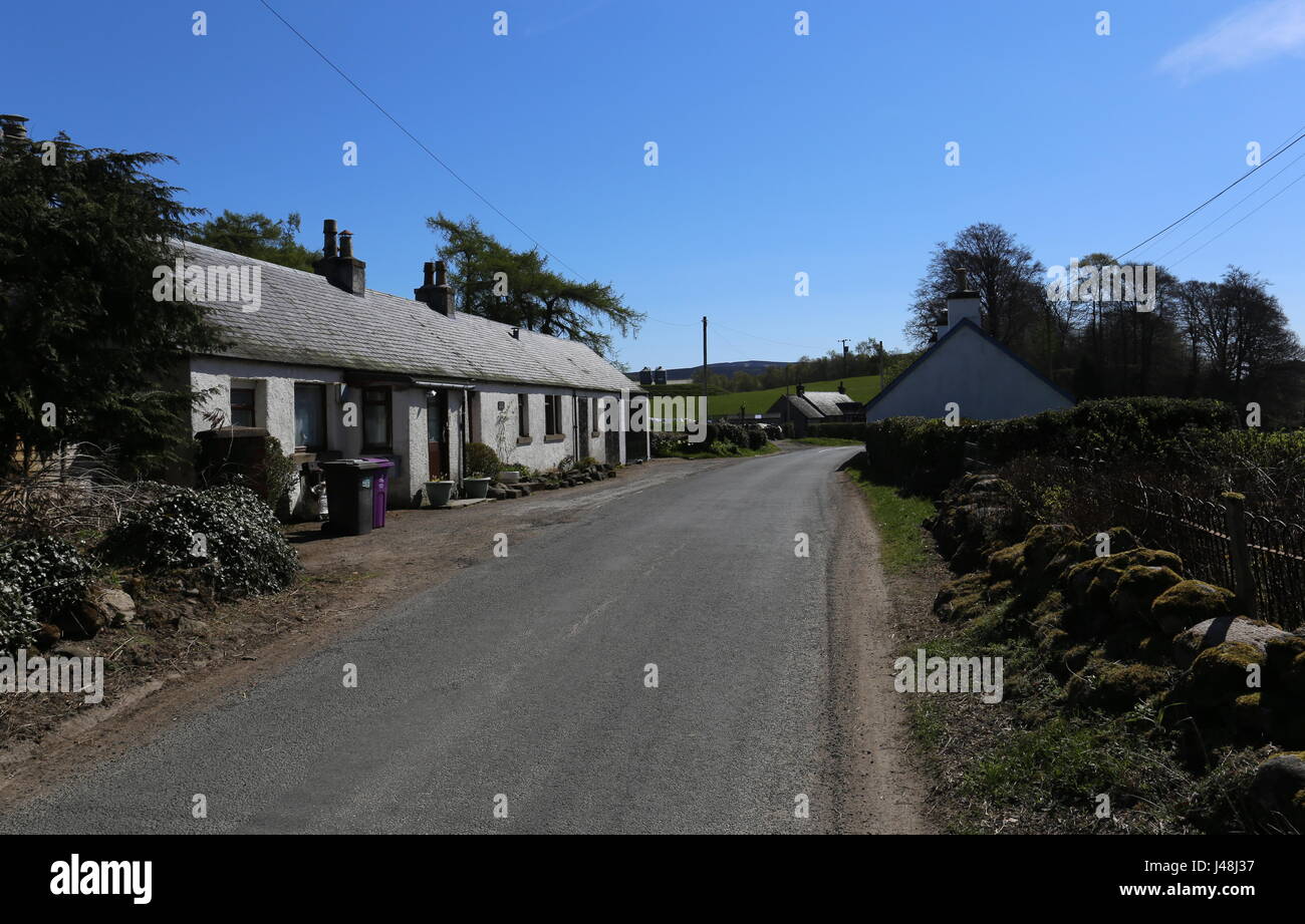 Village of Kirkton of Glenisla Scotland May 2017 Stock Photo - Alamy