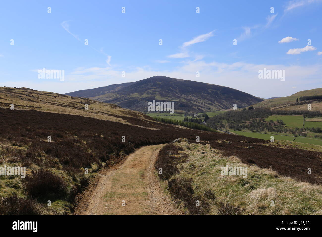 Cateran Trail and Mount Blair Scotland May 2017 Stock Photo - Alamy