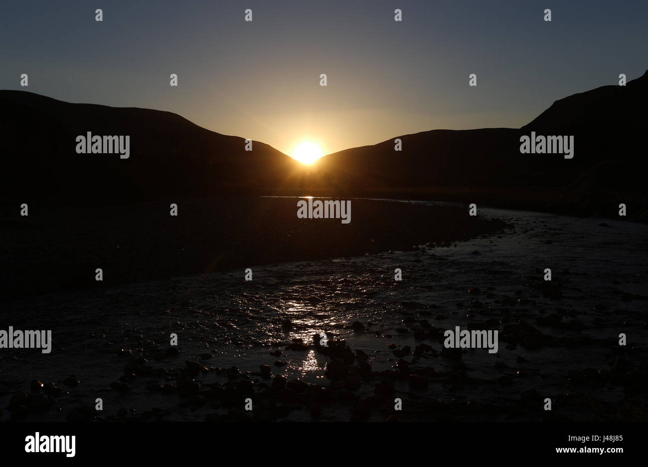 Shee water at sunset Spittal of Glenshee Scotland May 2017 Stock Photo ...