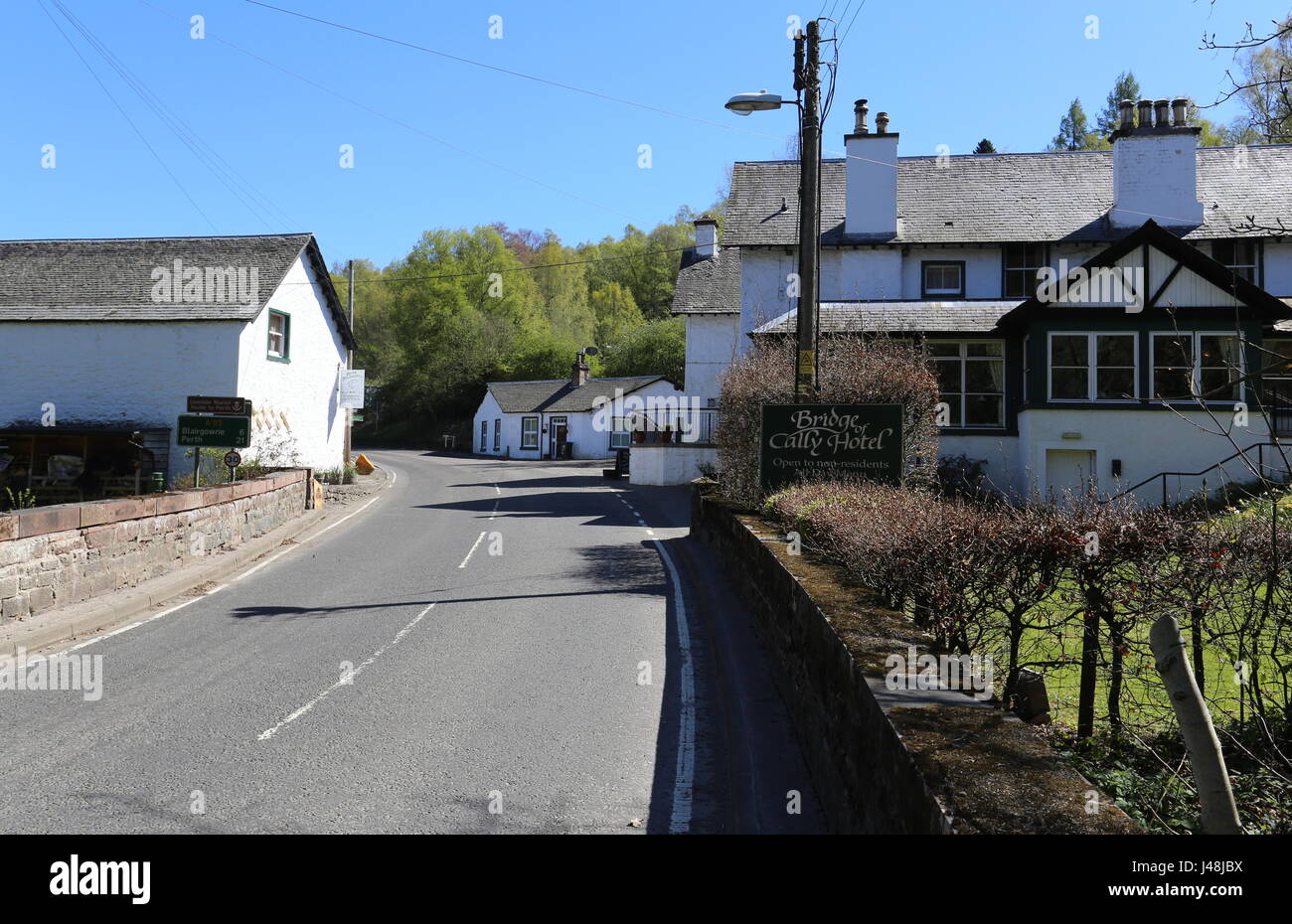 Bridge of Cally hotel and Angling book shop Bridge of Cally Scotland ...