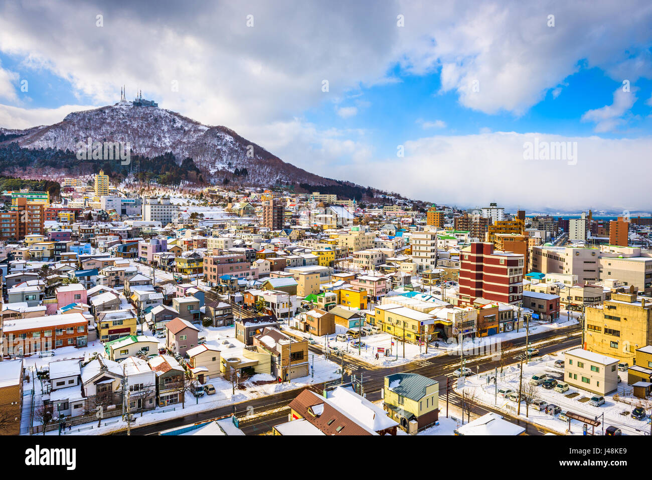 Hakodate, Japan skyline at Mt. Hakodate Stock Photo - Alamy
