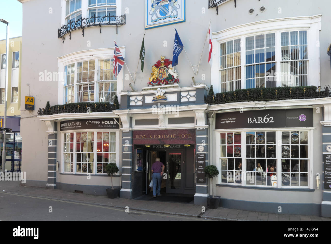 Royal and Fortescue Hotel, Barnstaple, Devon Stock Photo - Alamy