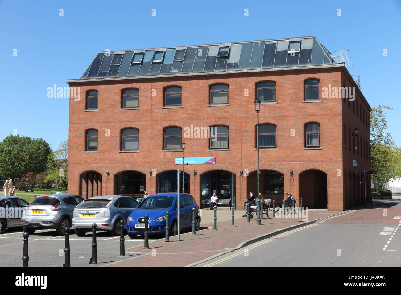 Devon Library and Record Office, Barnstaple Stock Photo - Alamy