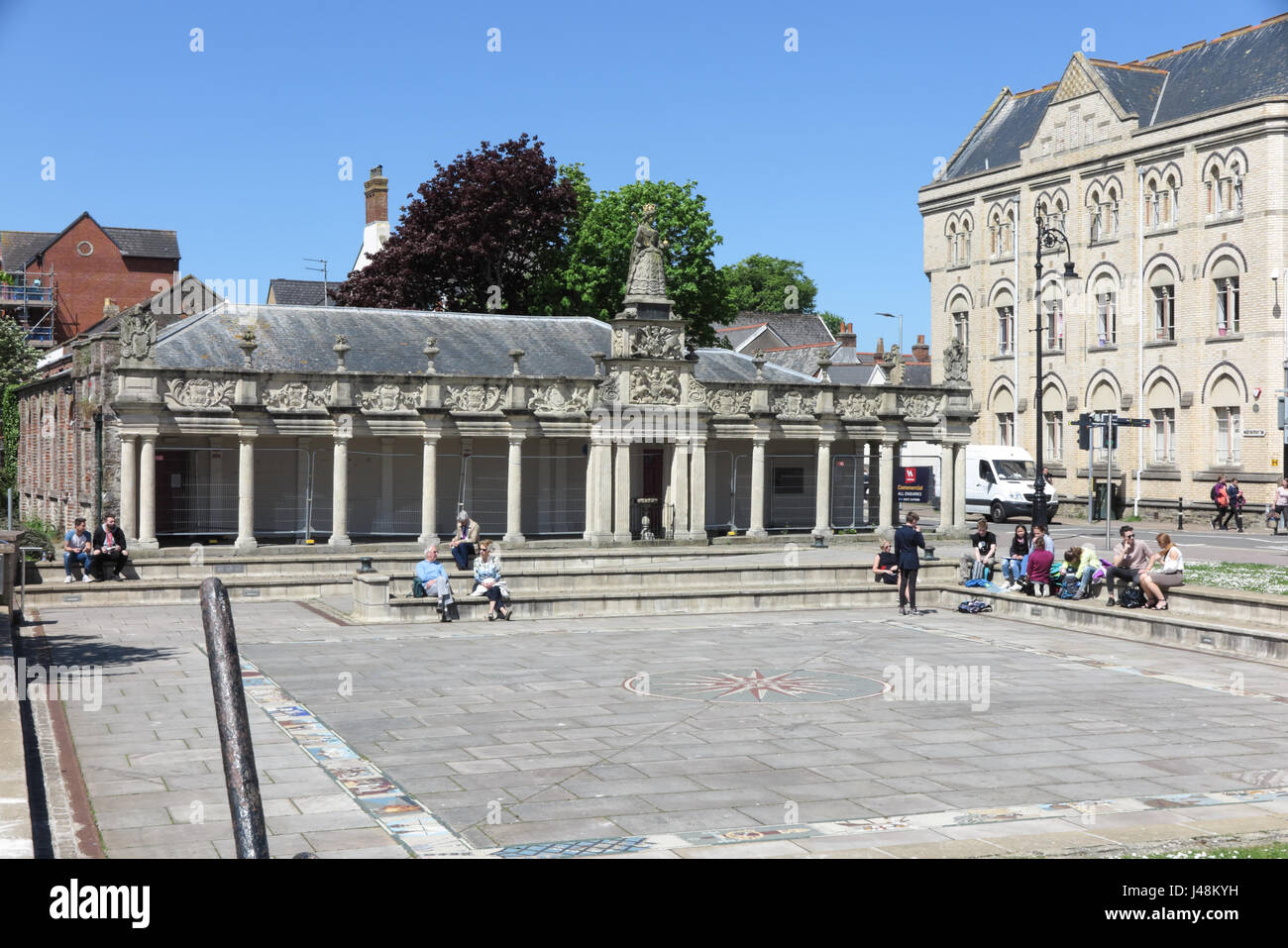 The Strand, Barnstaple, Devon Stock Photo - Alamy