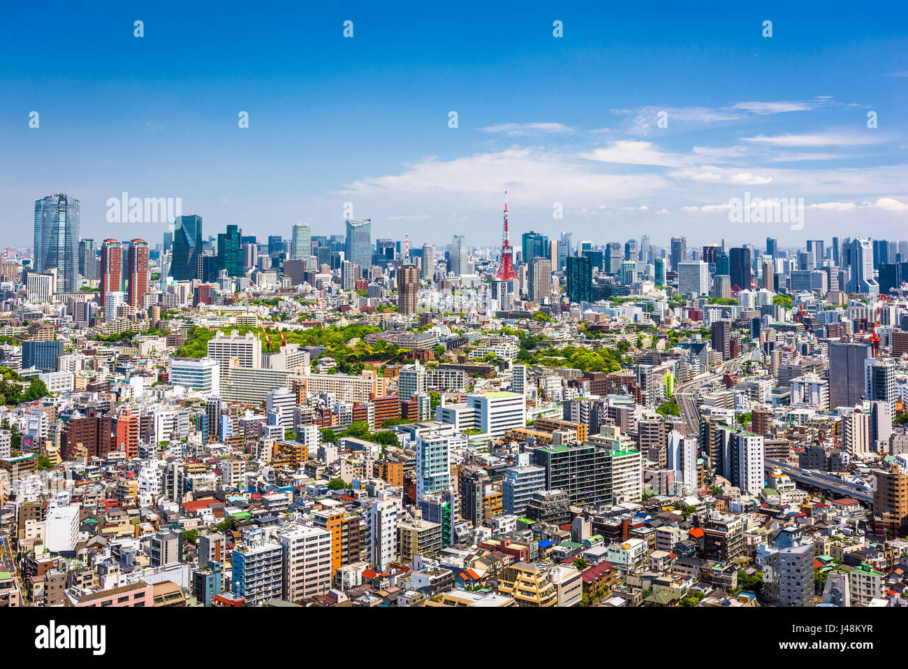 Tokyo, Japan city skyline Stock Photo - Alamy