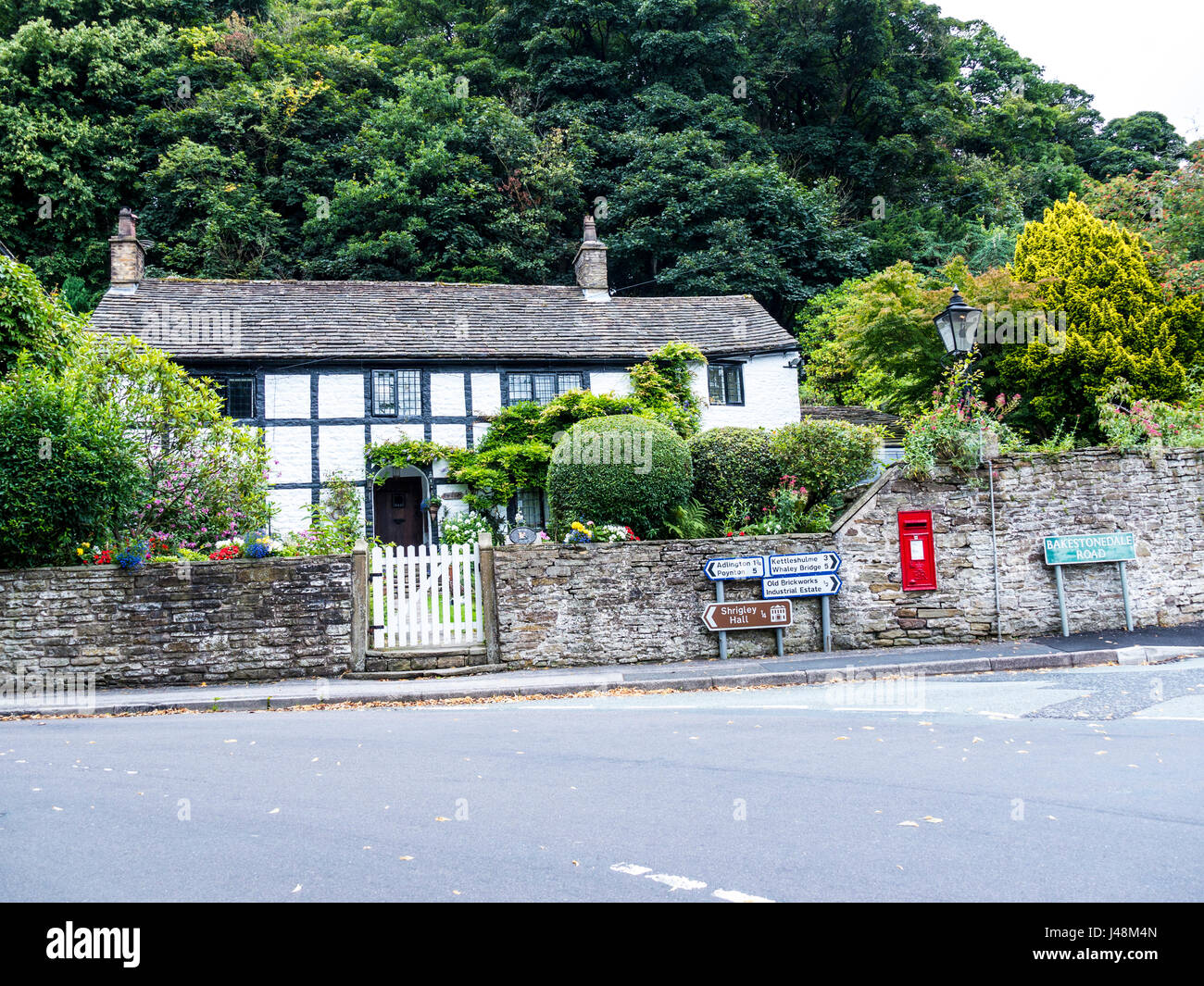 Cottage and Garden in the small village of Pott Shrigley, Cheshire ...