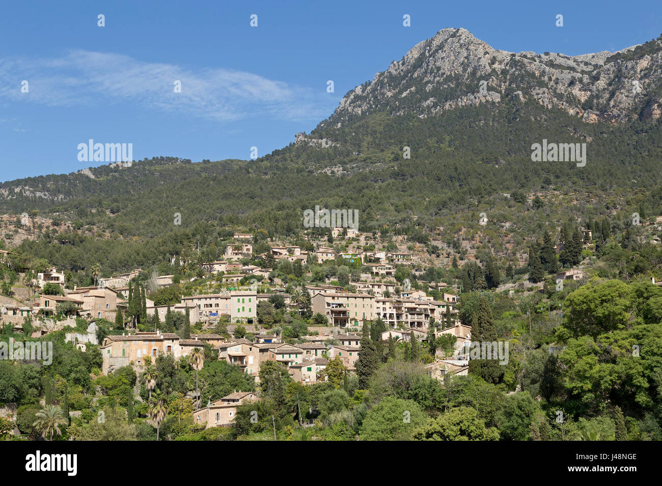 panoramic view of Deia, Majorca, Spain Stock Photo - Alamy