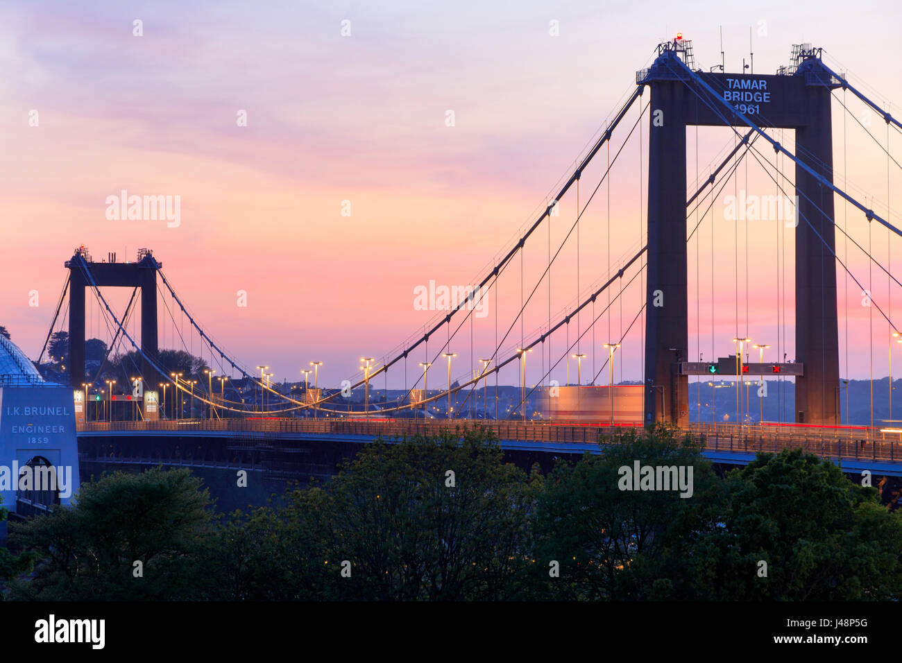 Tamar bridge hi-res stock photography and images - Alamy