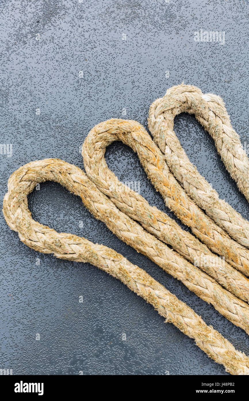 Hanging Rope Coil Stock Photos & Hanging Rope Coil Stock Images - Alamy