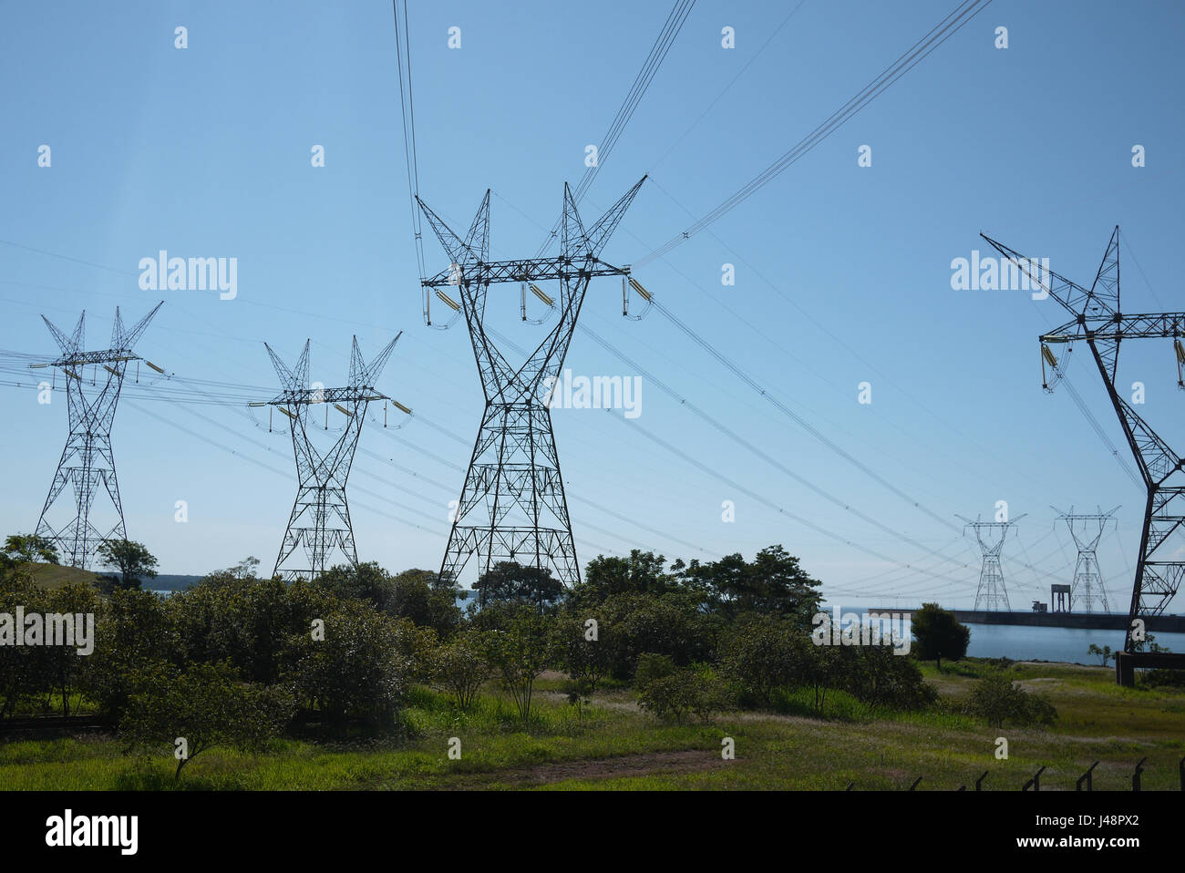 Power transmission tower Stock Photo - Alamy