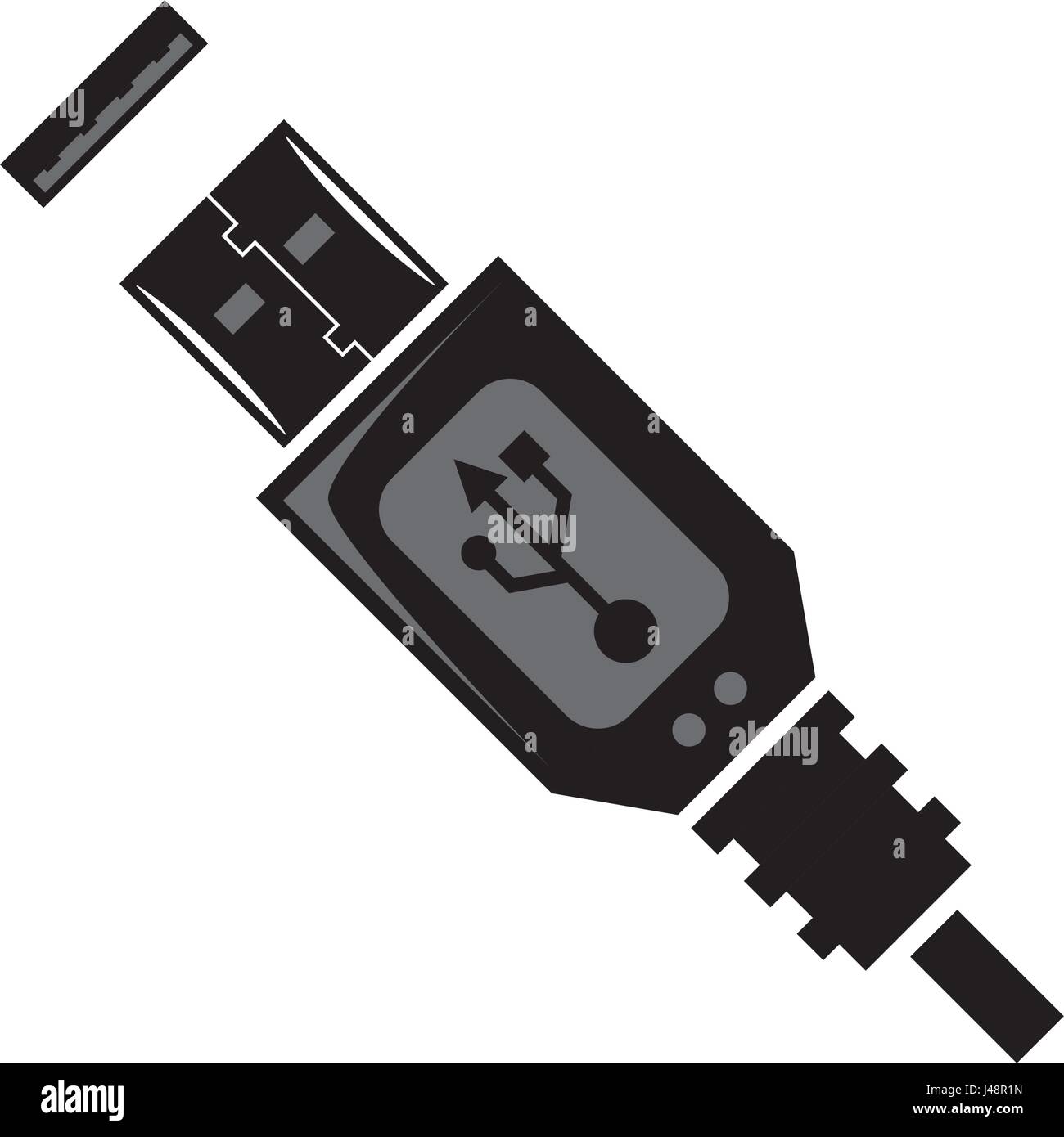 USB connection technology Stock Vector Image & Art - Alamy