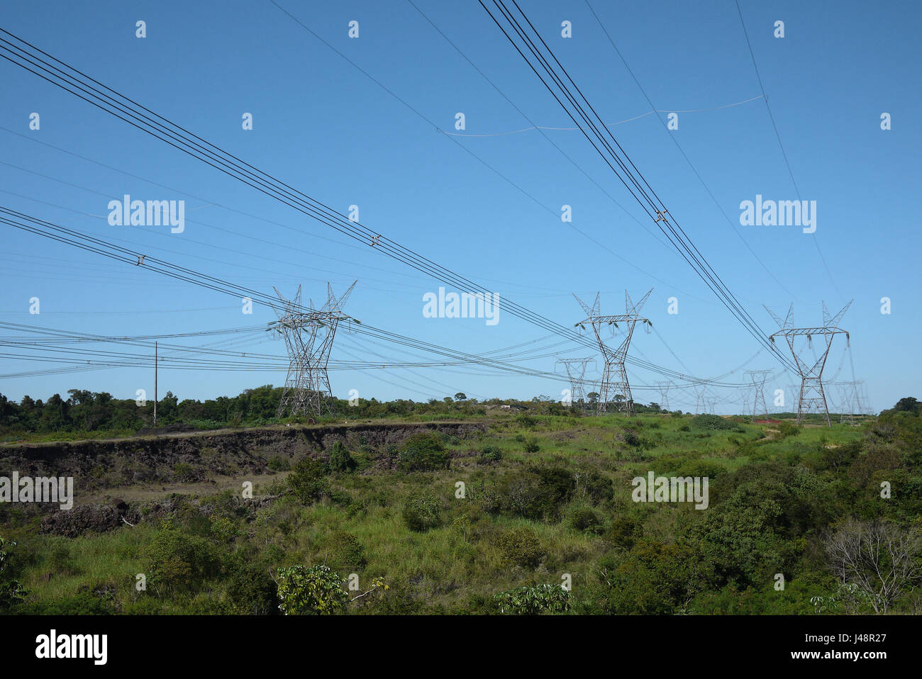Power transmission tower Stock Photo - Alamy