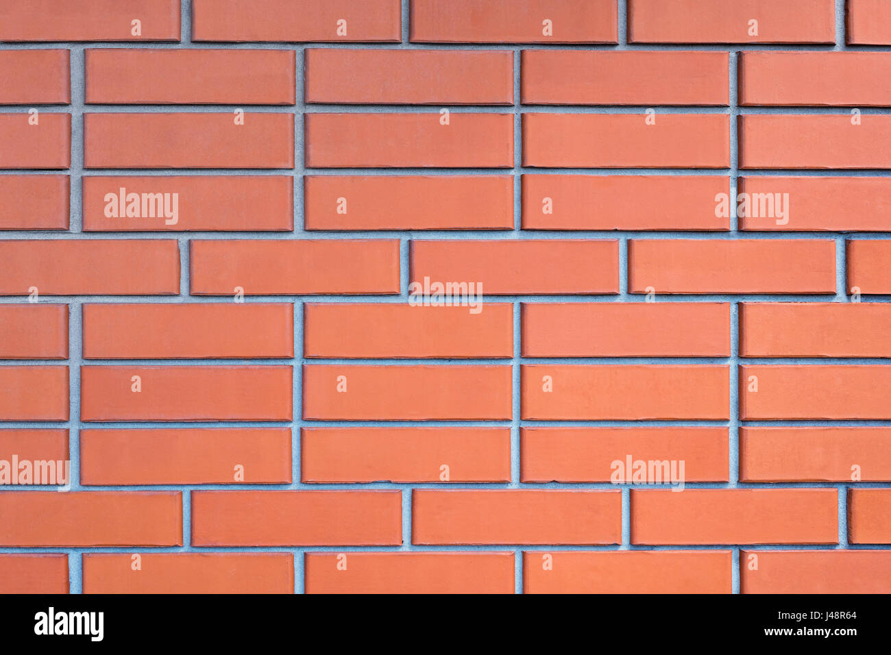 Texture of brickwork made of red brick as an abstract background Stock ...