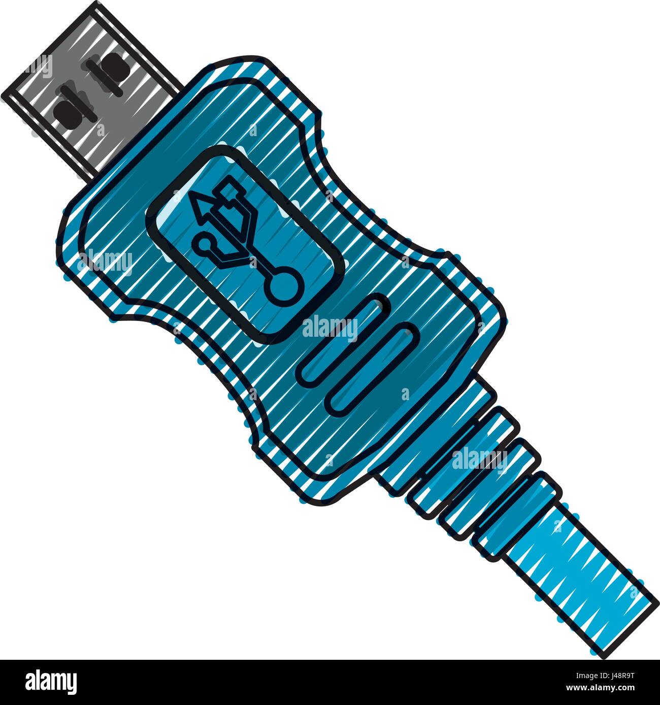 USB connection technology Stock Vector Image & Art - Alamy