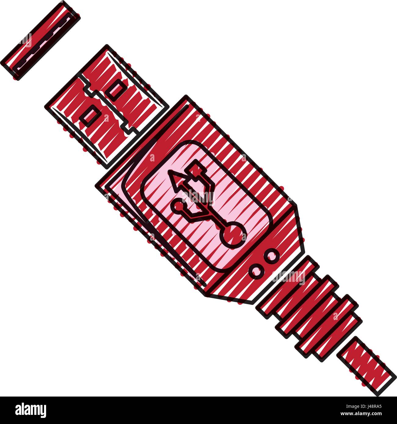 USB connection technology Stock Vector Image & Art - Alamy
