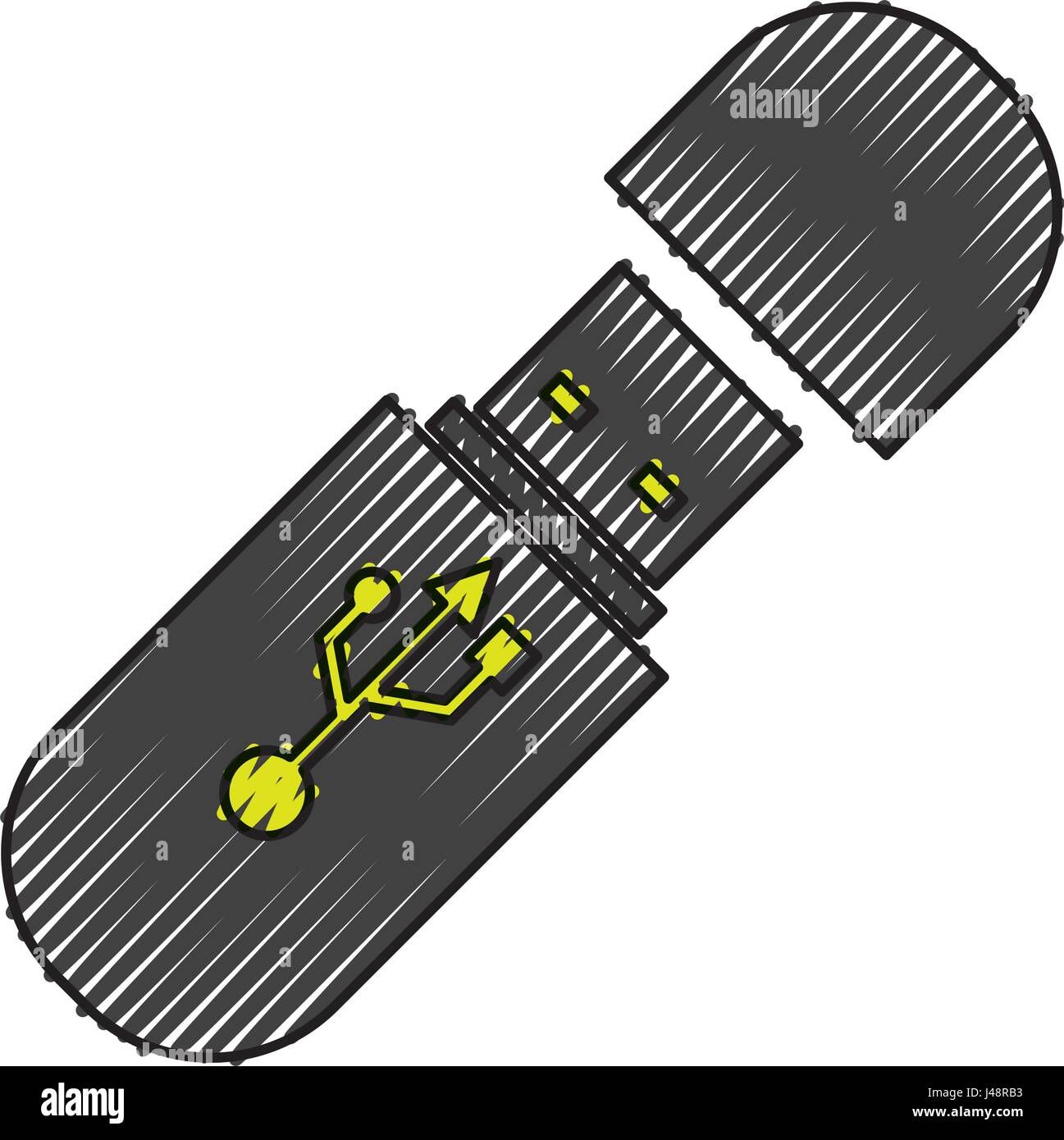 USB connection technology Stock Vector Image & Art - Alamy