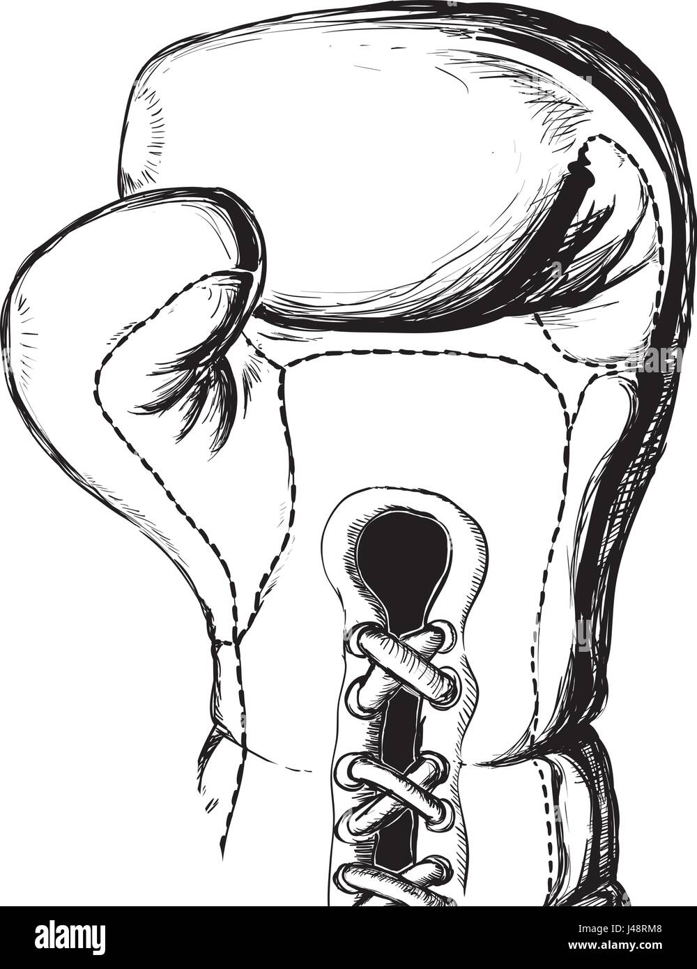 Boxing glove equipment Stock Vector Image & Art - Alamy