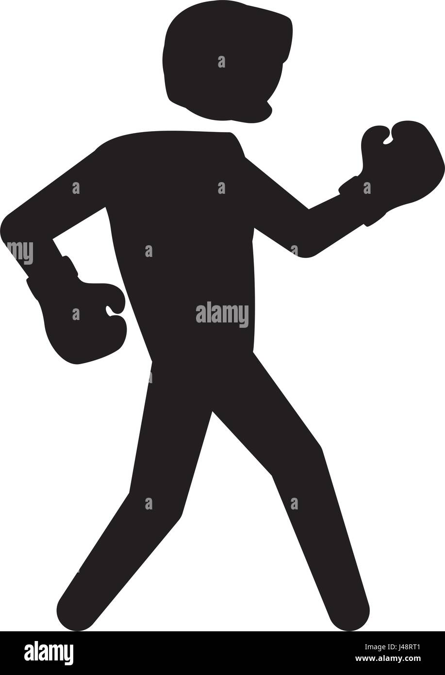 Boxing movement Stock Vector Images - Alamy