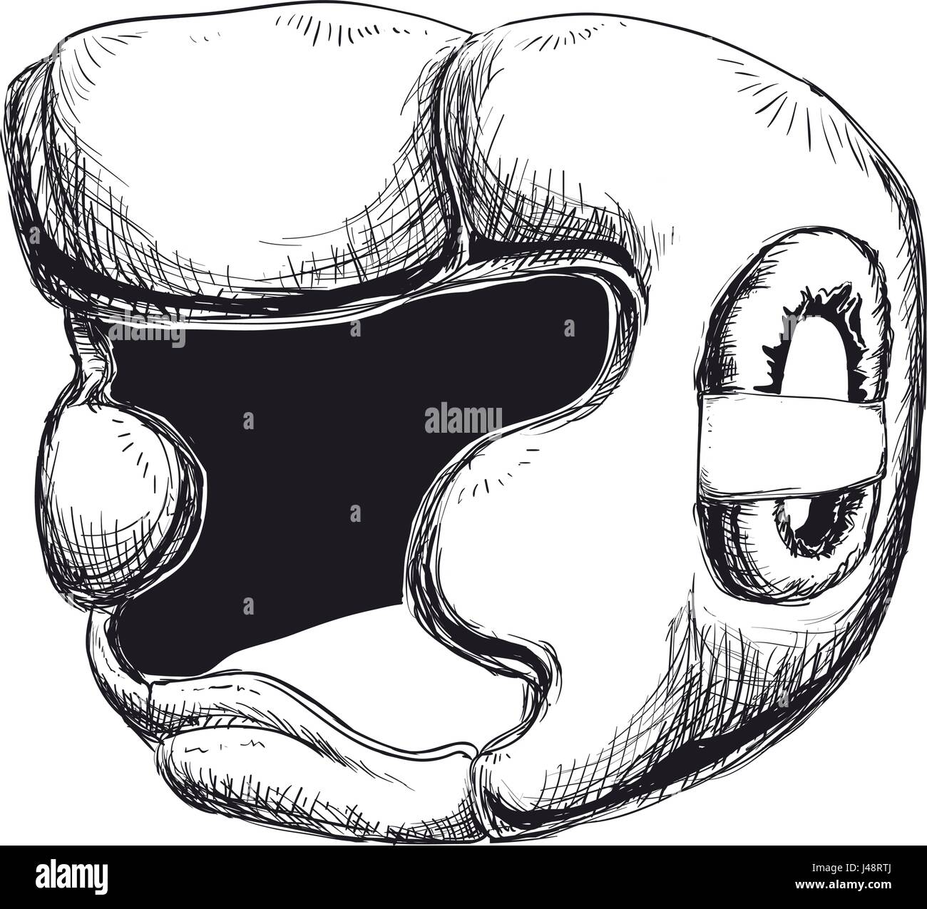 Boxing mask equipment Stock Vector Image & Art - Alamy