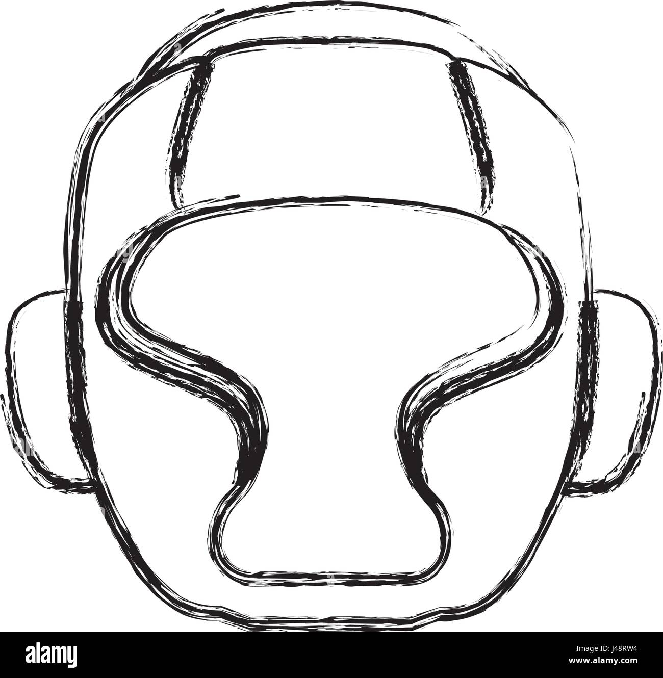 Boxing mask equipment Stock Vector Image & Art - Alamy