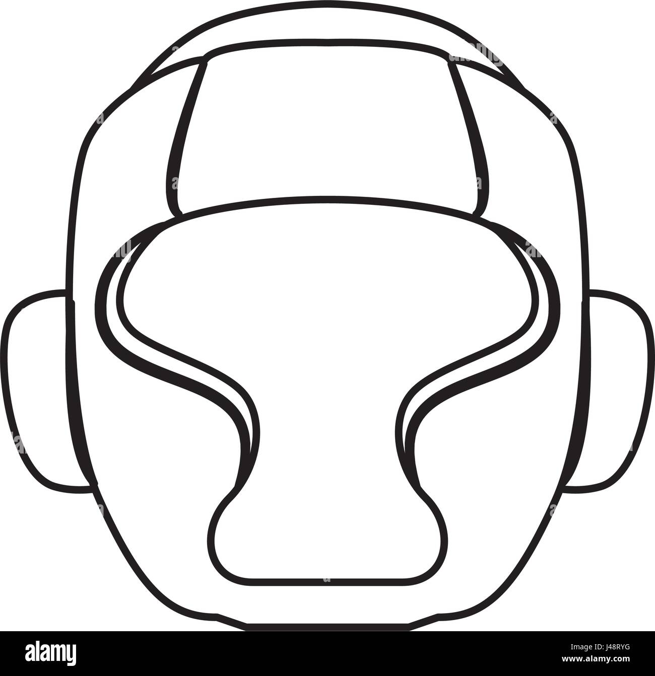 Black mask boxer Stock Vector Images - Alamy