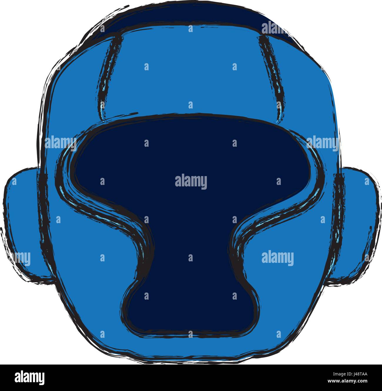 Black mask boxer Stock Vector Images - Alamy