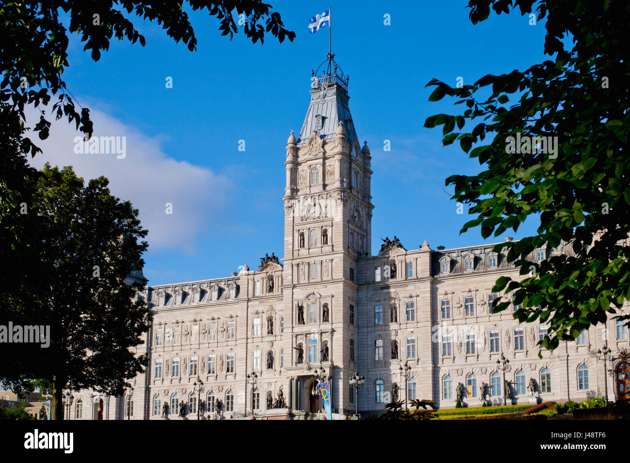 Quebec Parliament Buildings; Quebec City, Quebec, Canada Stock Photo ...