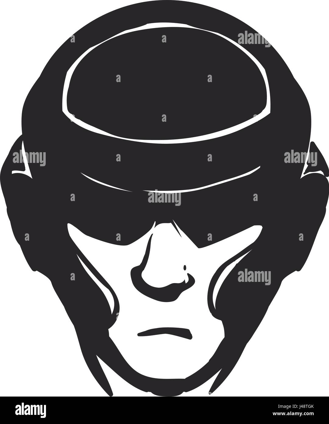 Boxing mask equipment Stock Vector Image & Art - Alamy