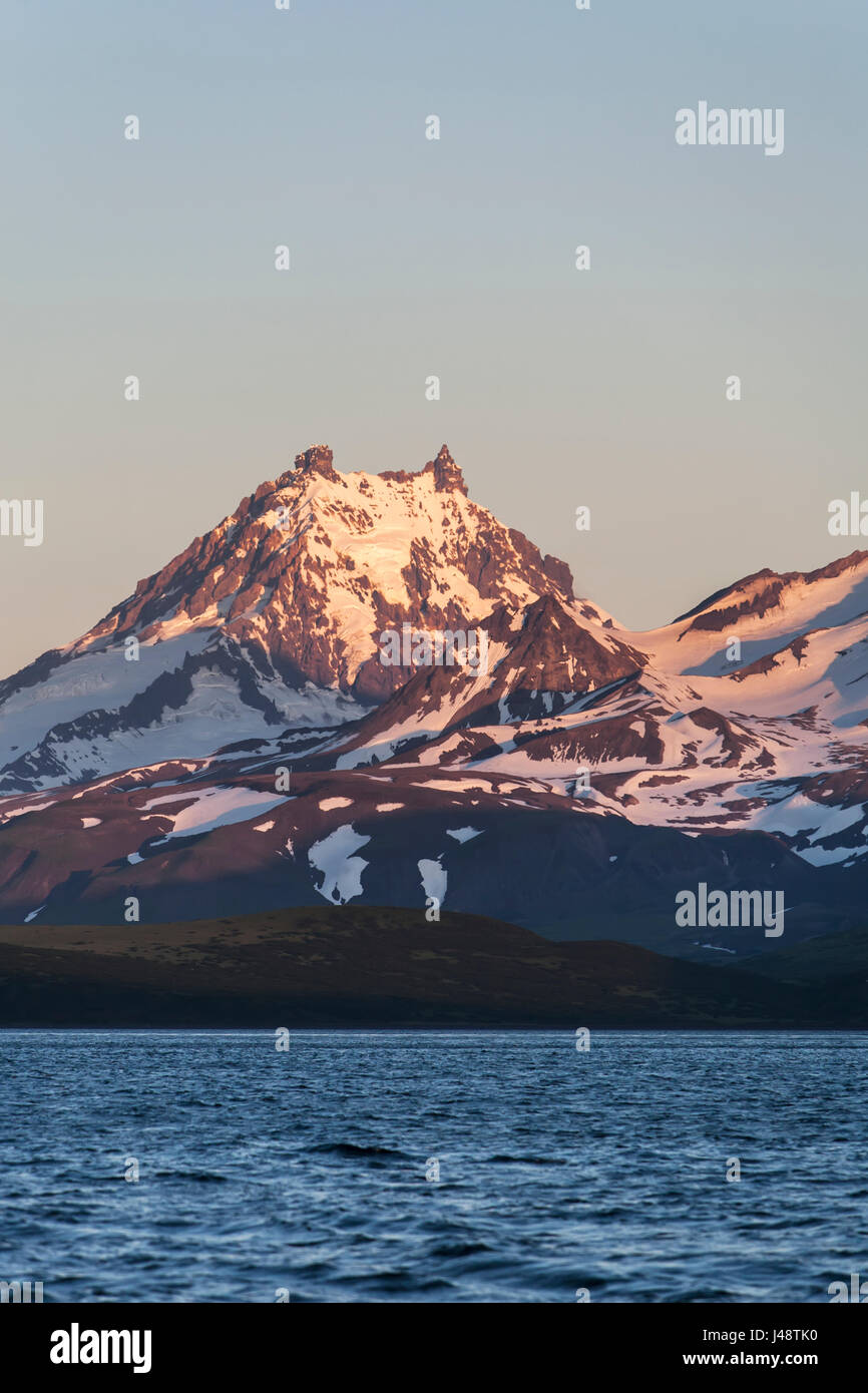 Isanotski Volcano, Also Known As Ragged Jack, On Unimak Island, The ...