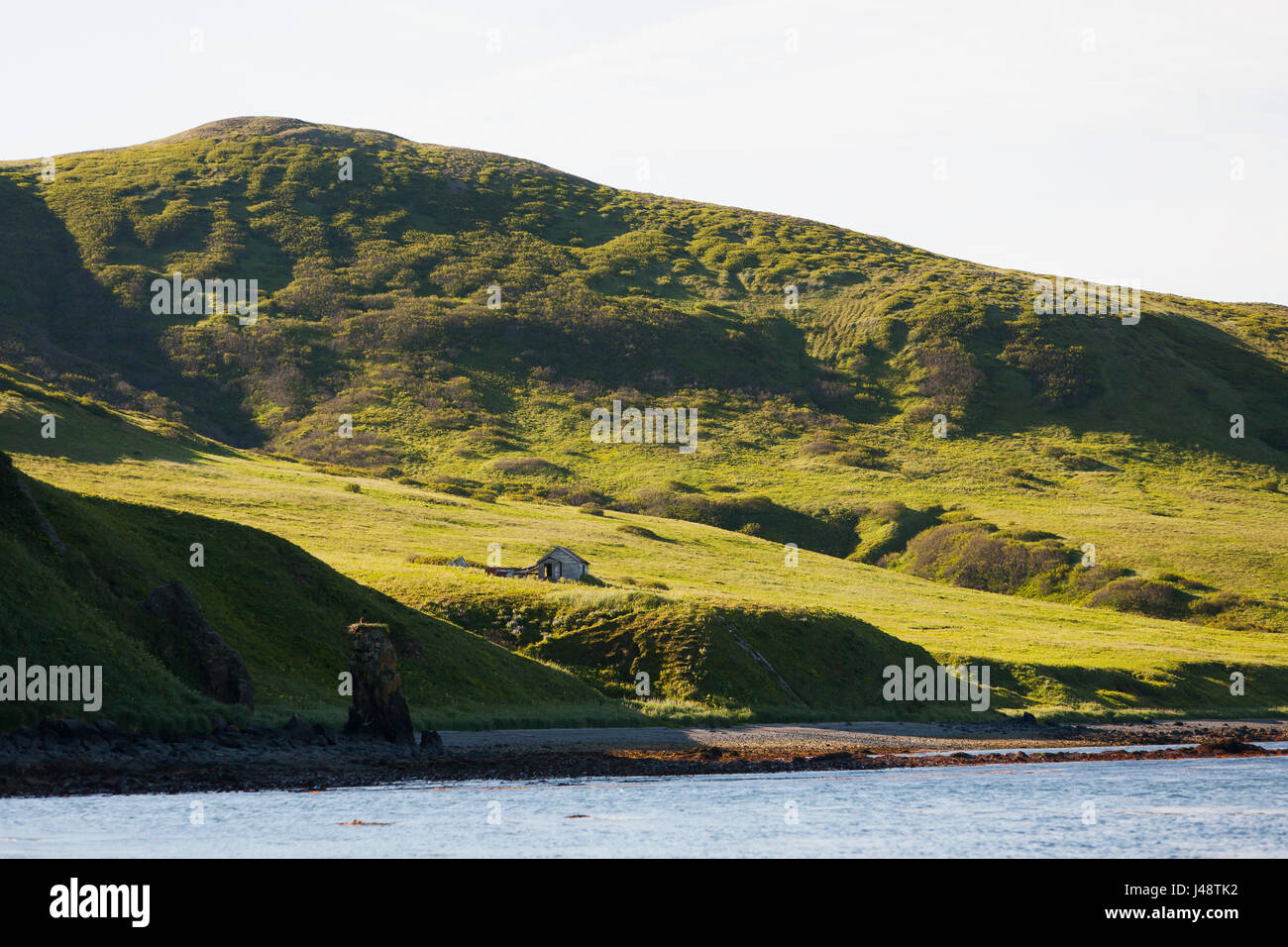 A Homesteader Cabin In False Pass, Also Known As Isanotski Strait ...