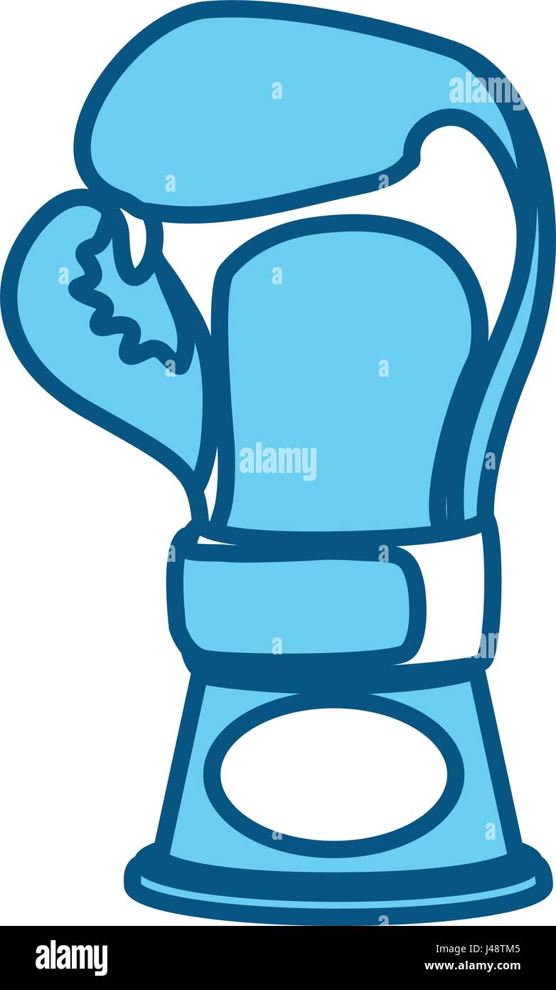 Boxing trophy championship icon vector Stock Vector Images - Alamy