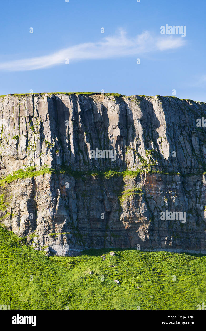 The Pallisade Cliffs In Ikatan Bay Of False Pass, Also Known As ...
