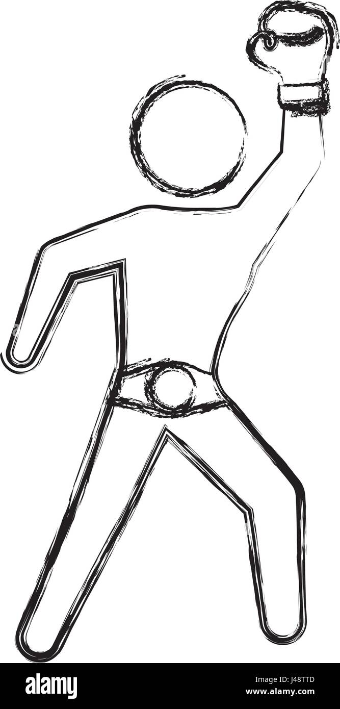 Boxing belt isolated icon vector Black and White Stock Photos & Images ...