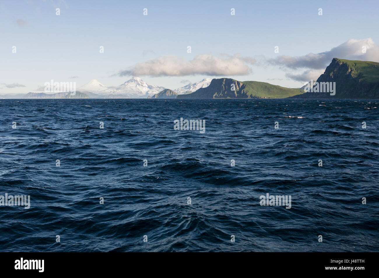 Cape Pankof On Unimak Island In The Pacific Ocean Near The Entrance To ...