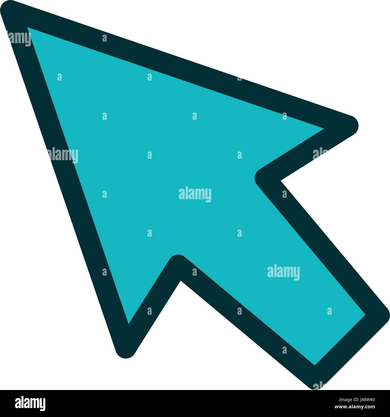 Click cursor symbol Stock Vector Image & Art - Alamy