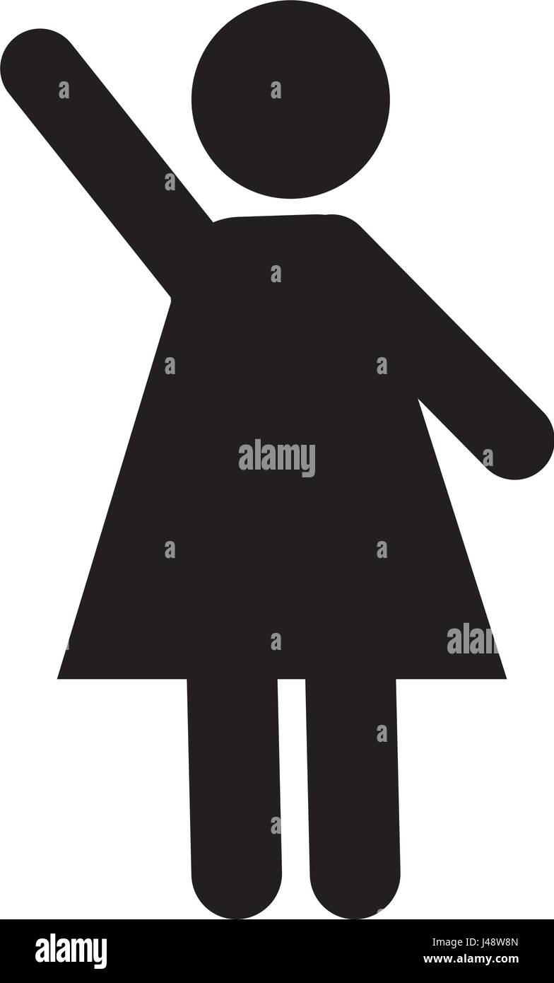pictogram woman icon Stock Vector Image & Art - Alamy