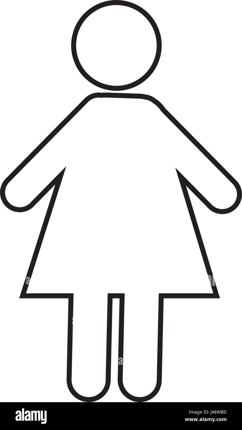 pictogram woman icon Stock Vector Image & Art - Alamy