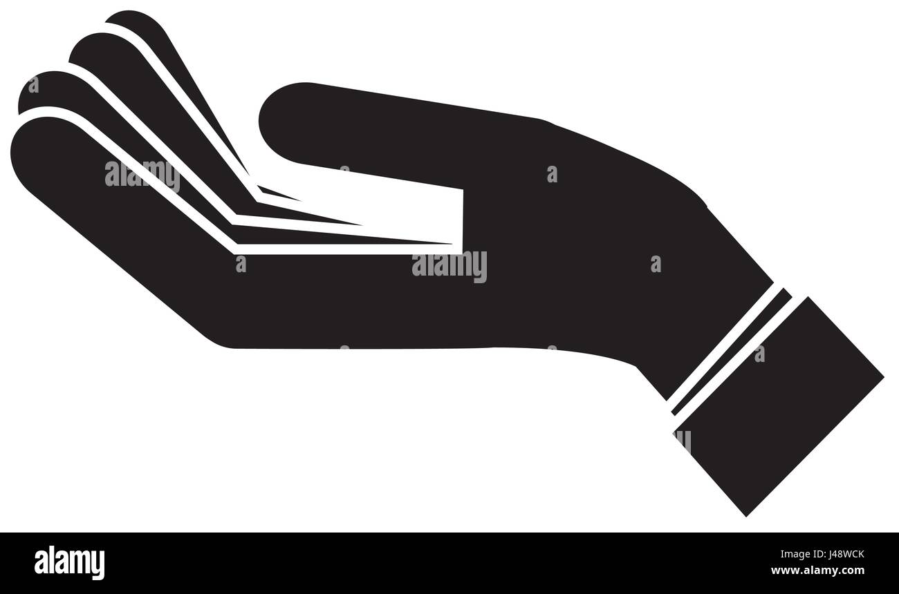 human hand icon Stock Vector Image & Art - Alamy
