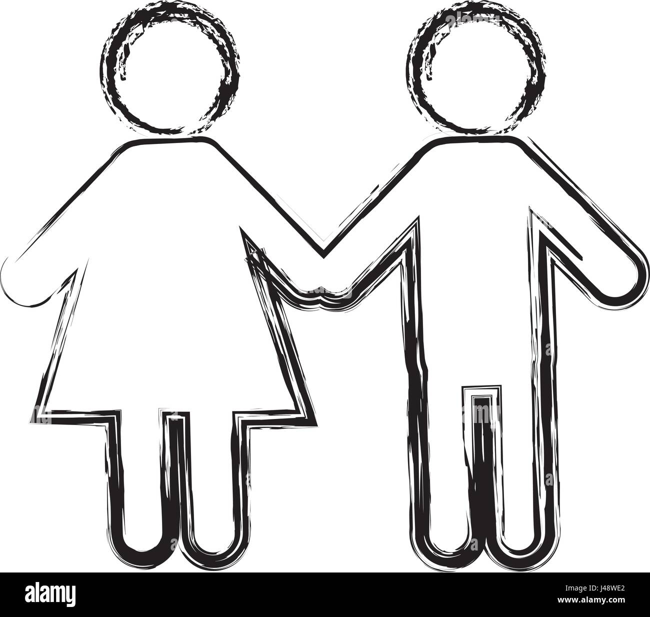 pictogram couple icon Stock Vector Image & Art - Alamy
