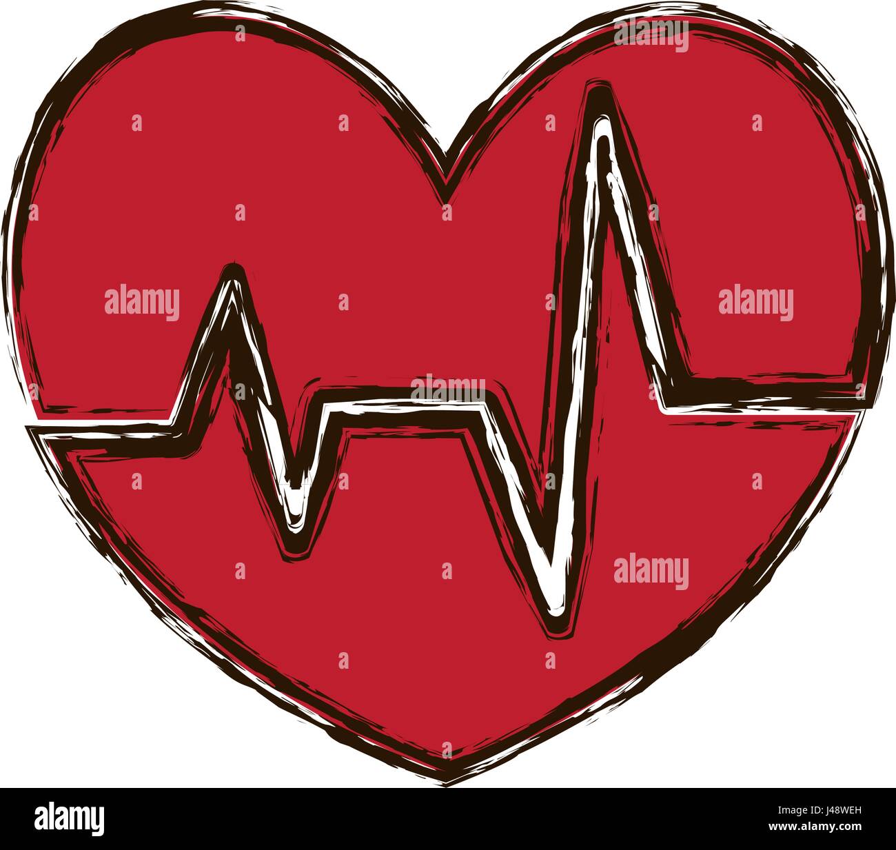 cardio heart icon Stock Vector Image & Art - Alamy
