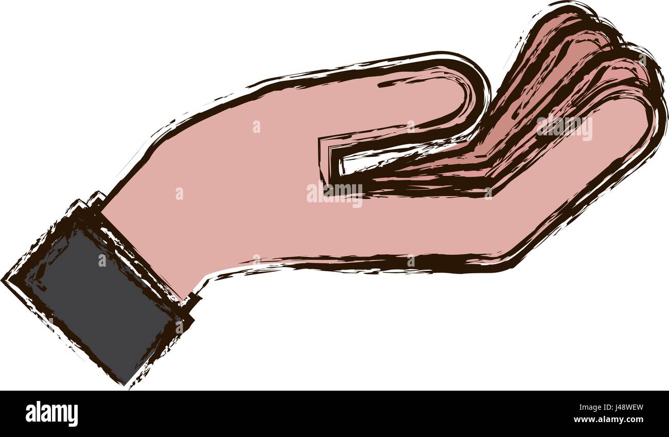 human hand icon Stock Vector Image & Art - Alamy